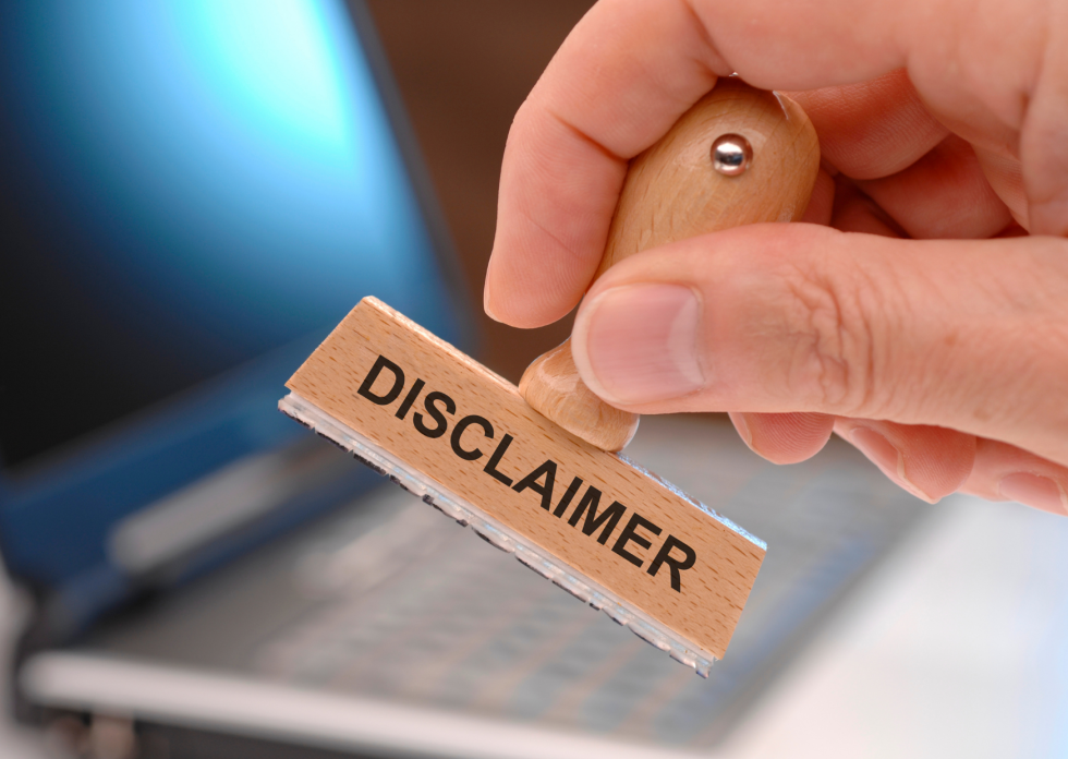 Event Disclaimer – General Long Form - Legaleasy